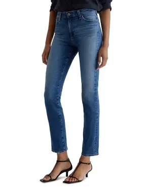Ag Mid-rise Straight Leg Jeans