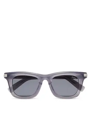 Zegna Zegna 49mm Acetate Sunglasses Grey