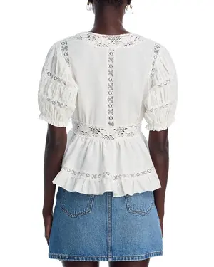 Aqua Lace Blouse