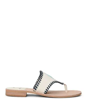 Jack Rogers Hydrangea Sandals - Ivory Multi