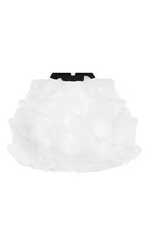 MILLA Organza Floral Mini Skirt