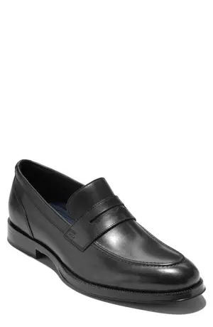 Cole Haan Carnegie Penny Loafer - Black /black