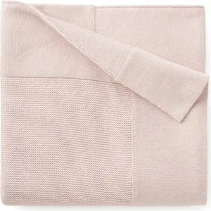 ELEGANT BABY Cotton Knit Blanket - Light Pink
