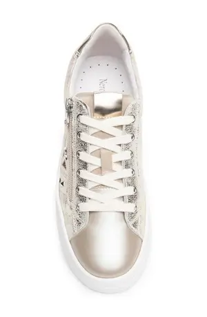 NEROGIARDINI Metallic Platform Sneakers