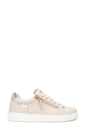 NEROGIARDINI Side Zip Sneakers - Beige