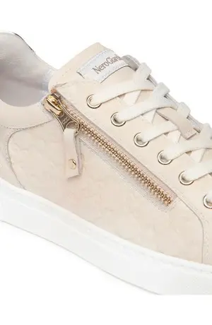 NEROGIARDINI Side Zip Sneakers - Beige