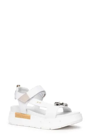 NEROGIARDINI Platform Sandals - White