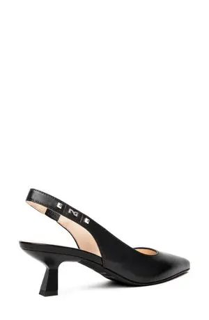 NEROGIARDINI Pointed Toe Slingback Pumps - Black