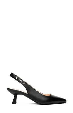 NEROGIARDINI Pointed Toe Slingback Pumps - Black