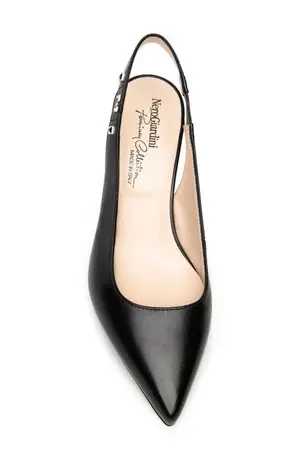 NEROGIARDINI Pointed Toe Slingback Pumps - Black