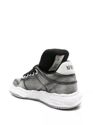Mihara Yasuhiro Leather Sneakers - Black