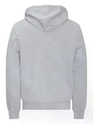 Lacoste Zipped Fleece Silver Hoodie
