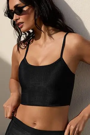 Beach Riot Elara Swim Top - Black