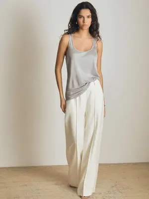 REISS Scoop Neck Vest