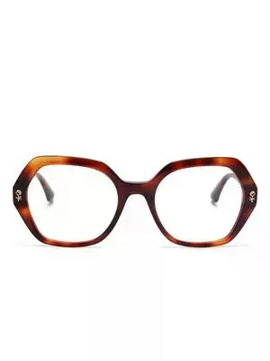 Etro Octagon Frame Glasses - Brown