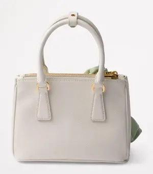 Prada Galleria Mini Top-handle Bag - White