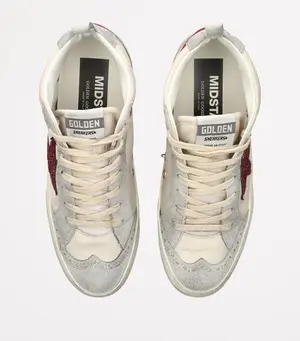 GOLDEN GOOSE Leather Mid Star Low-top Sneakers