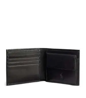 Polo Ralph Lauren Leather Logo Bifold Wallet