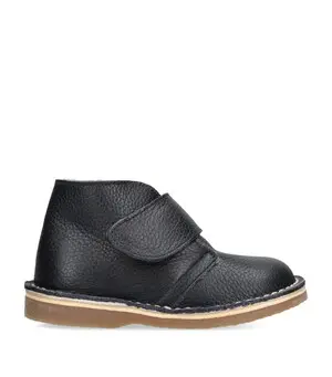 PAPOUELLI Leather Billi Boots - Navy