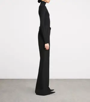 Balenciaga Wool Flared Trousers