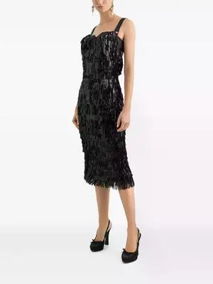 Dolce & Gabbana Sequinned Midi Dress
