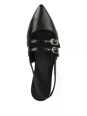 ALOHAS Leather Ballerina Shoes