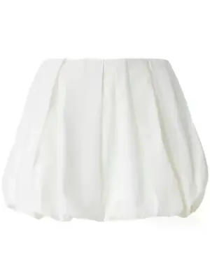 Pinko Pleated Bubble Skirt - White