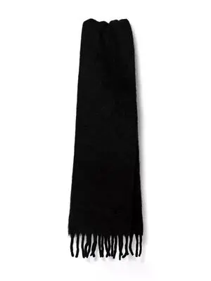Ruslan Baginskiy Logo-embroidered Scarf - Black