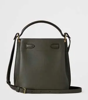 Mulberry Leather Islington Bucket Bag - Green