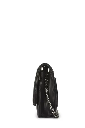 Chanel Calfskin Classic Quilted Wallet On Chain