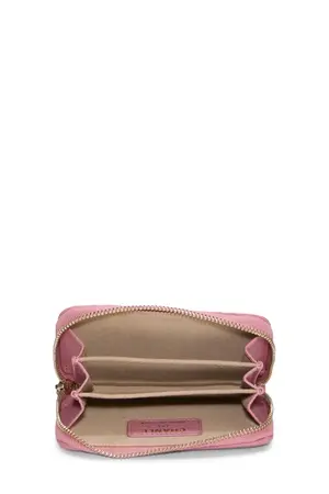 Chanel Caviar Zip Around Coin Purse - Pink