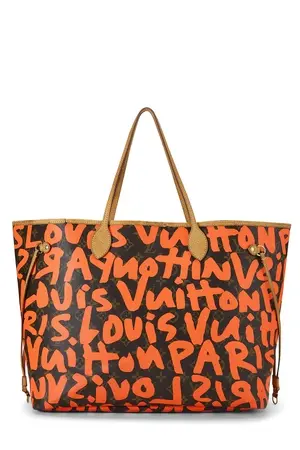 LOUIS VUITTON Stephen Sprouse X Graffiti Tote - Orange