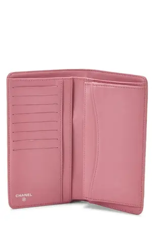 Chanel Quilted Lambskin Classic Long Yen Wallet