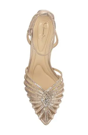 Jessica Simpson Paveri 2 Pointed Toe Pumps - Champagne