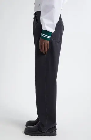 Jacquemus Le De-nîmes Droit Straight Leg Jeans - Black