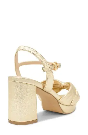 PARADOX LONDON PINK Nerita Platform Sandal - Champagne