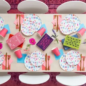 JOLLITY & CO Book Club Dessert Plates