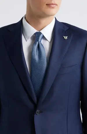 HERITAGE GOLD Honey Way Regular Fit Super 150s Wool Suit