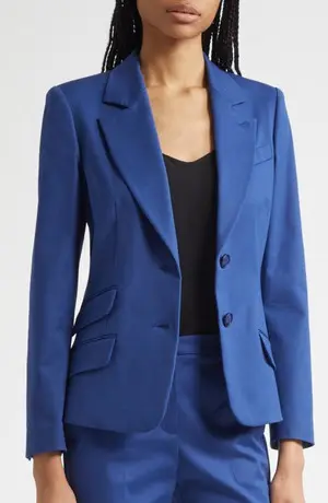 Emporio Armani Cotton Couture Two-button Blazer