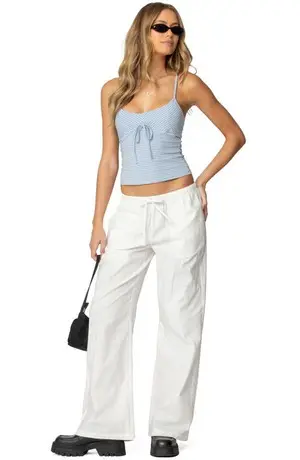 EDIKTED Tova Stripe Camisole - Light-blue