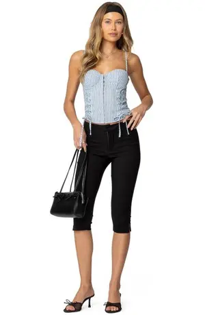 EDIKTED Louis Pinstripe Camisole