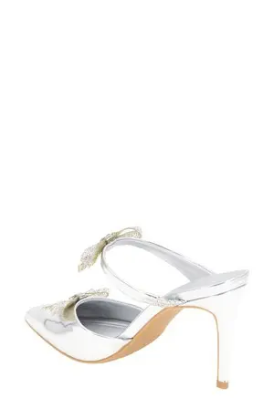 Bcbgmaxazria Bardia Pointed Toe Mule - Silver