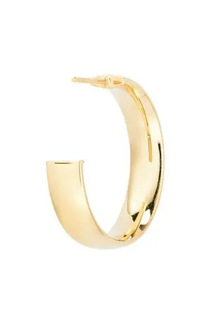Lana Jewelry 14k Gold Curved Hoop Earrings
