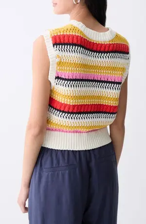 Deluc Déluc. Moura Stripe Sweater Vest