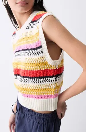Deluc Déluc. Moura Stripe Sweater Vest