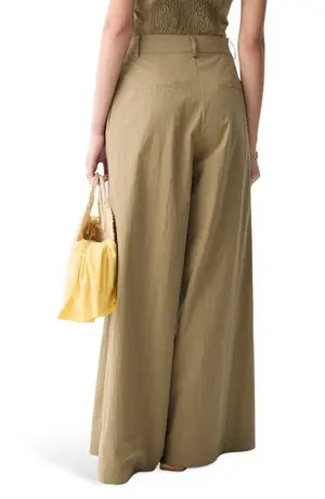 Deluc Déluc. Louna Pleated Wide Leg Pants