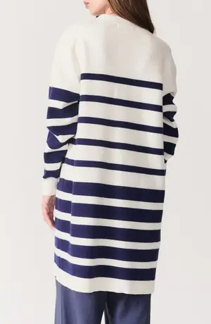 Deluc Déluc. Lagos Stripe Open Front Cardigan