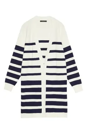 Deluc Déluc. Lagos Stripe Open Front Cardigan