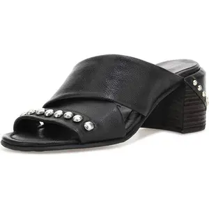 A.S.98 Merlin Studded Sandals - Black