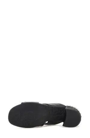 A.S.98 Merlin Studded Sandals - Black